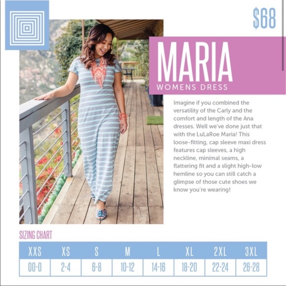 LuLaRoe | Dresses | New Lularoe Maria Maxi Dress | Poshmark